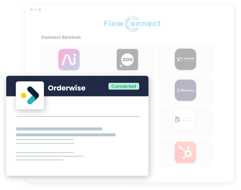 Orderwise Integrations | FlowConnect